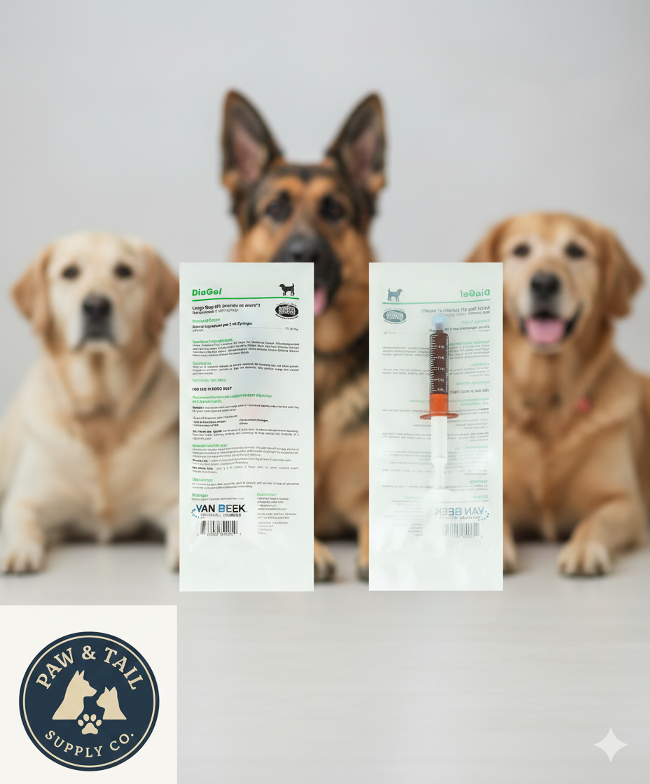 DiaGel Diarrhea Control Gel 5ml for Large Dogs – Paw and Tail Supply