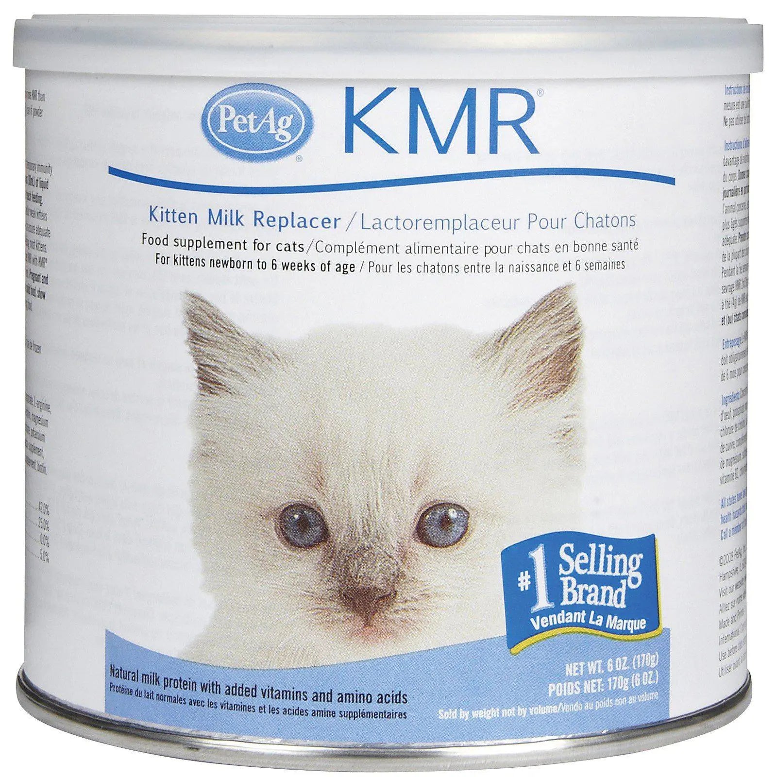 KMR Natural Milk Kitten Formula Replacer Powder Cat Supplement 6 or ...